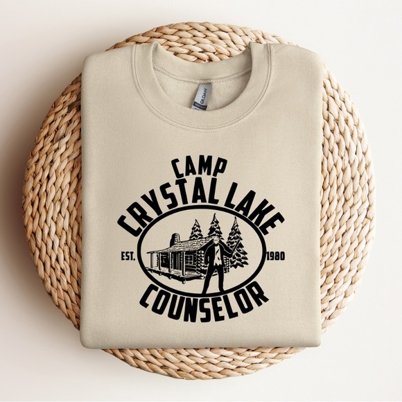 Handmade | Tops | Camp Crystal Lake Counselor | Poshmark